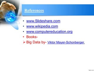 Big data | PPTX | Databases | Computer Software and Applications
