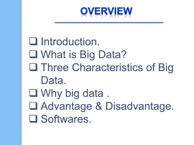 Big data | PPT