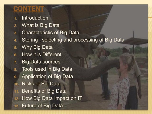 Big data PPT prepared by Hritika Raj (Shivalik college of engg.) | PPTX | Databases | Computer ...