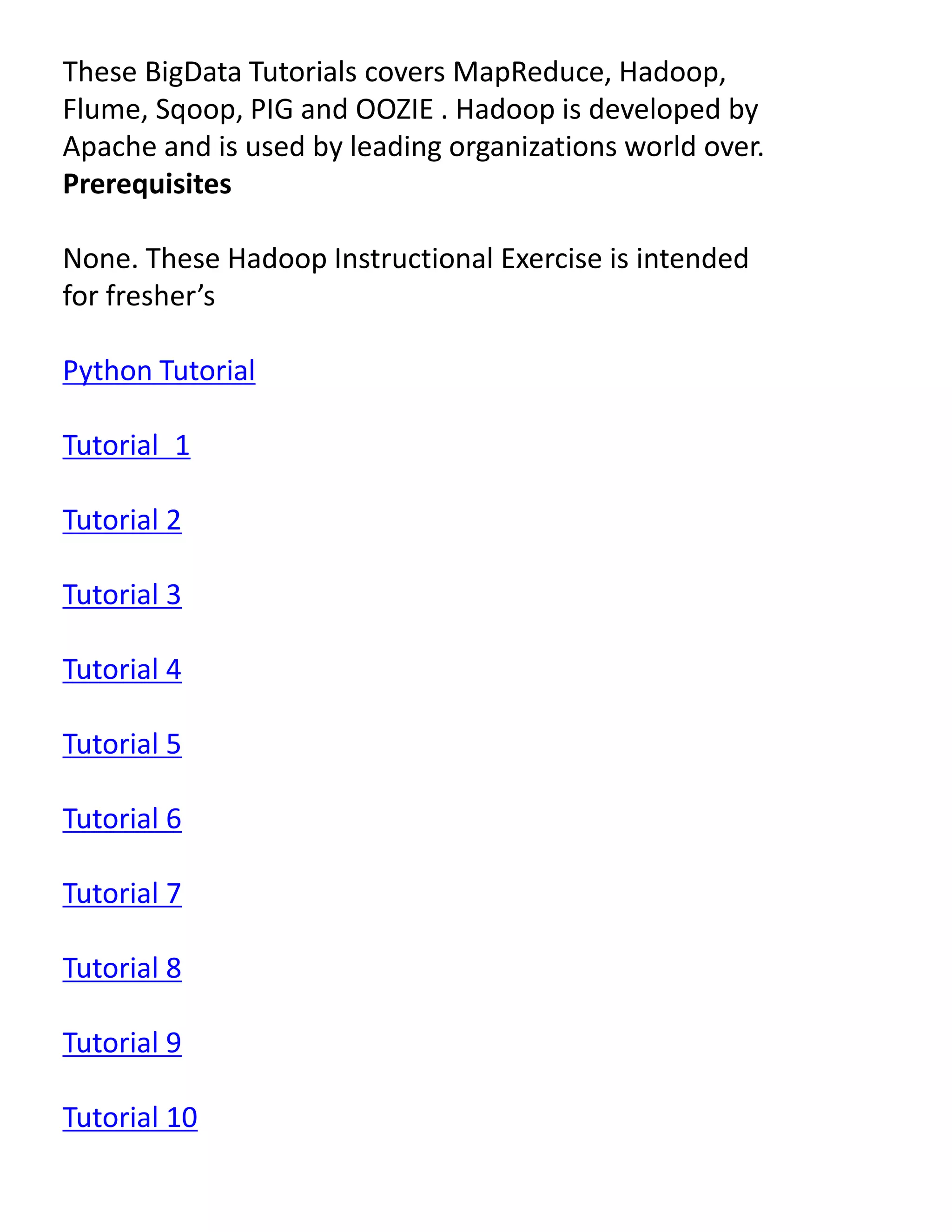 Bigdata Hadoop Tutorial Pdf 3892