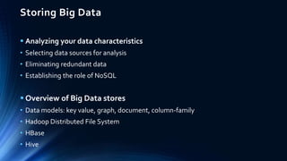 Big data | PPTX | Databases | Computer Software and Applications