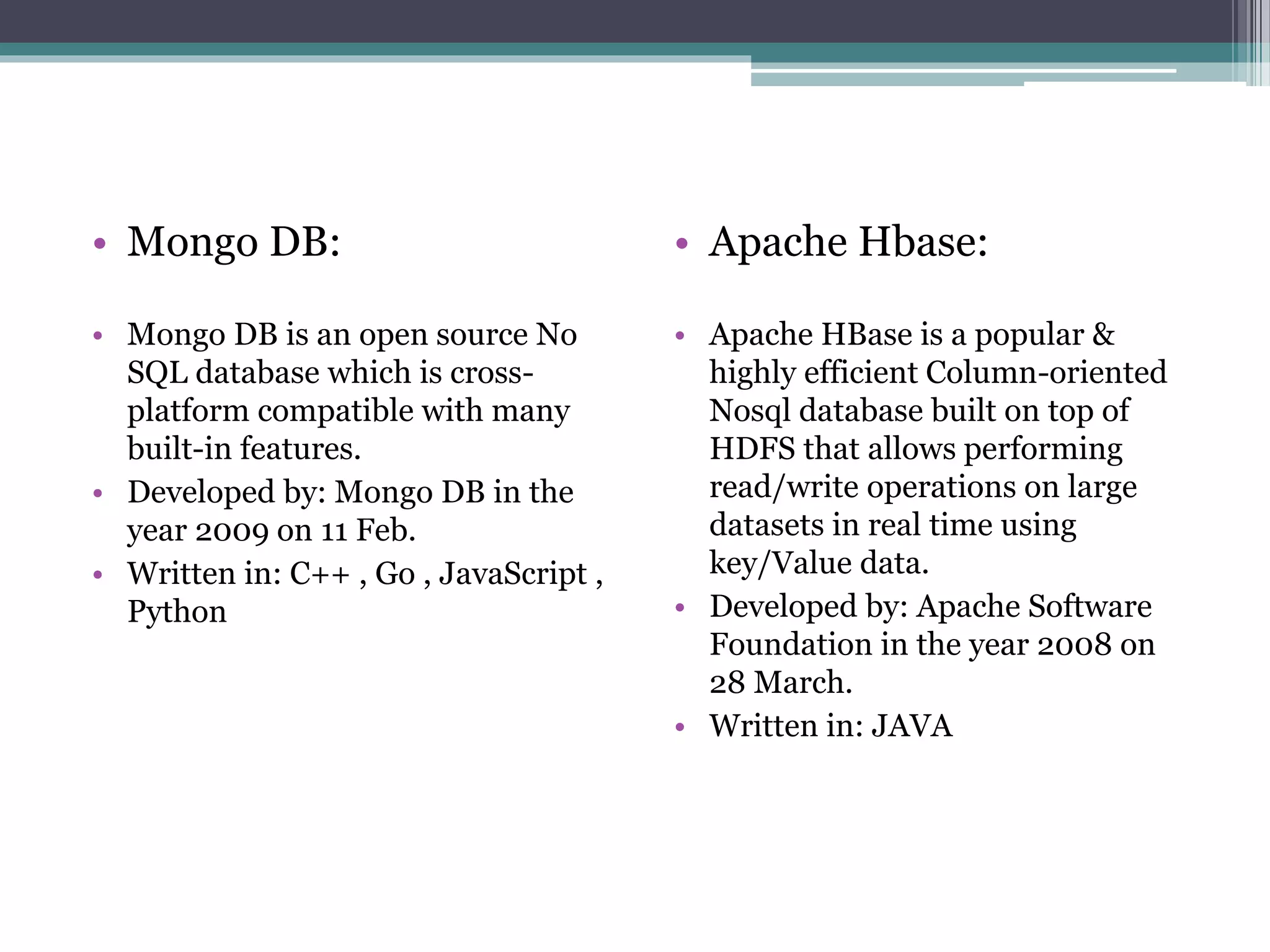 Big Data Open Source Technologies Pptx Databases Computer