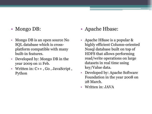 Big Data Open Source Technologies | PPTX | Databases | Computer Software and Applications