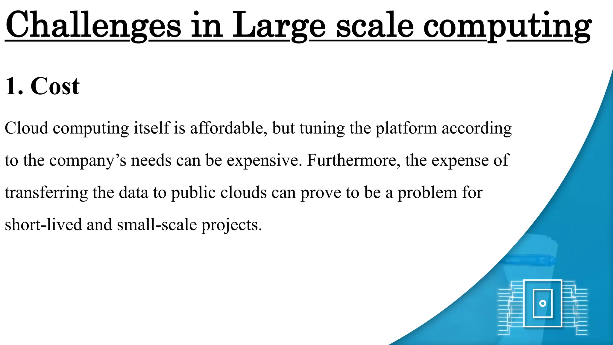 Big data analytics and large-scale computers | PPTX