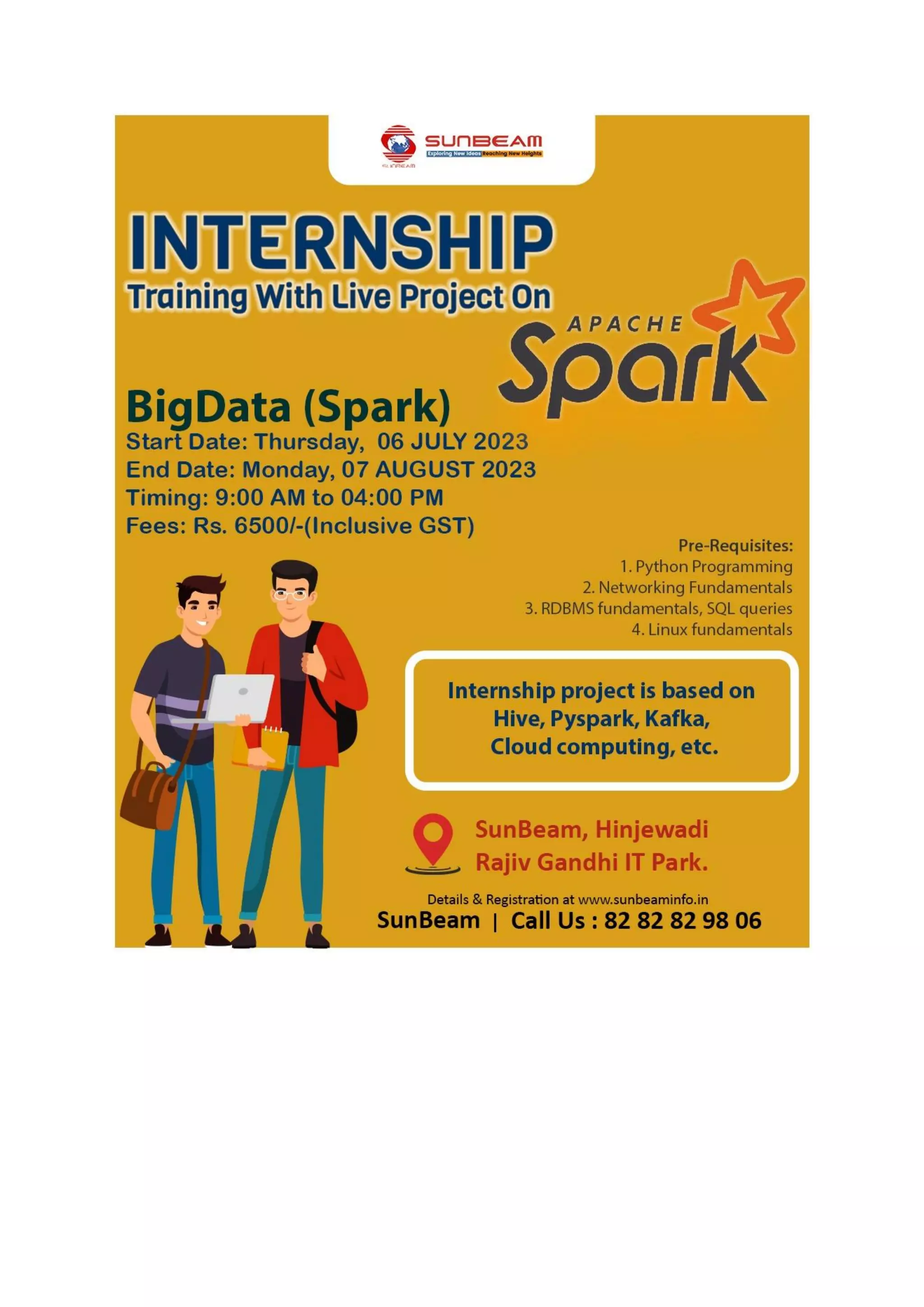 Big Data Internship and Industrial Training | PDF