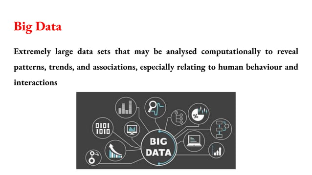 Big Data - large Scale data (Amazon, FB) | PPTX