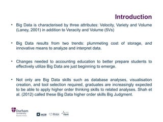 introduction to big data and application | PPT