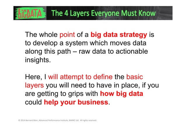 Big Data: The 4 Layers Everyone Must Know | PPTX | Databases | Computer Software and Applications