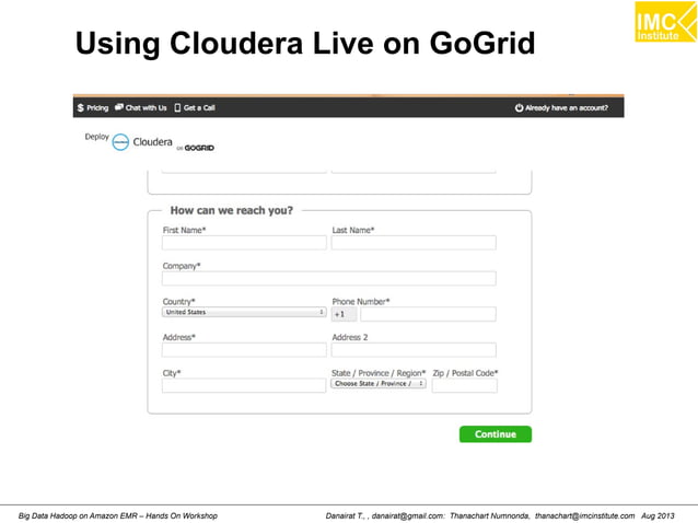 Big Data on Public Cloud Using Cloudera on GoGrid & Amazon EMR | PDF | Cloud Computing | Internet