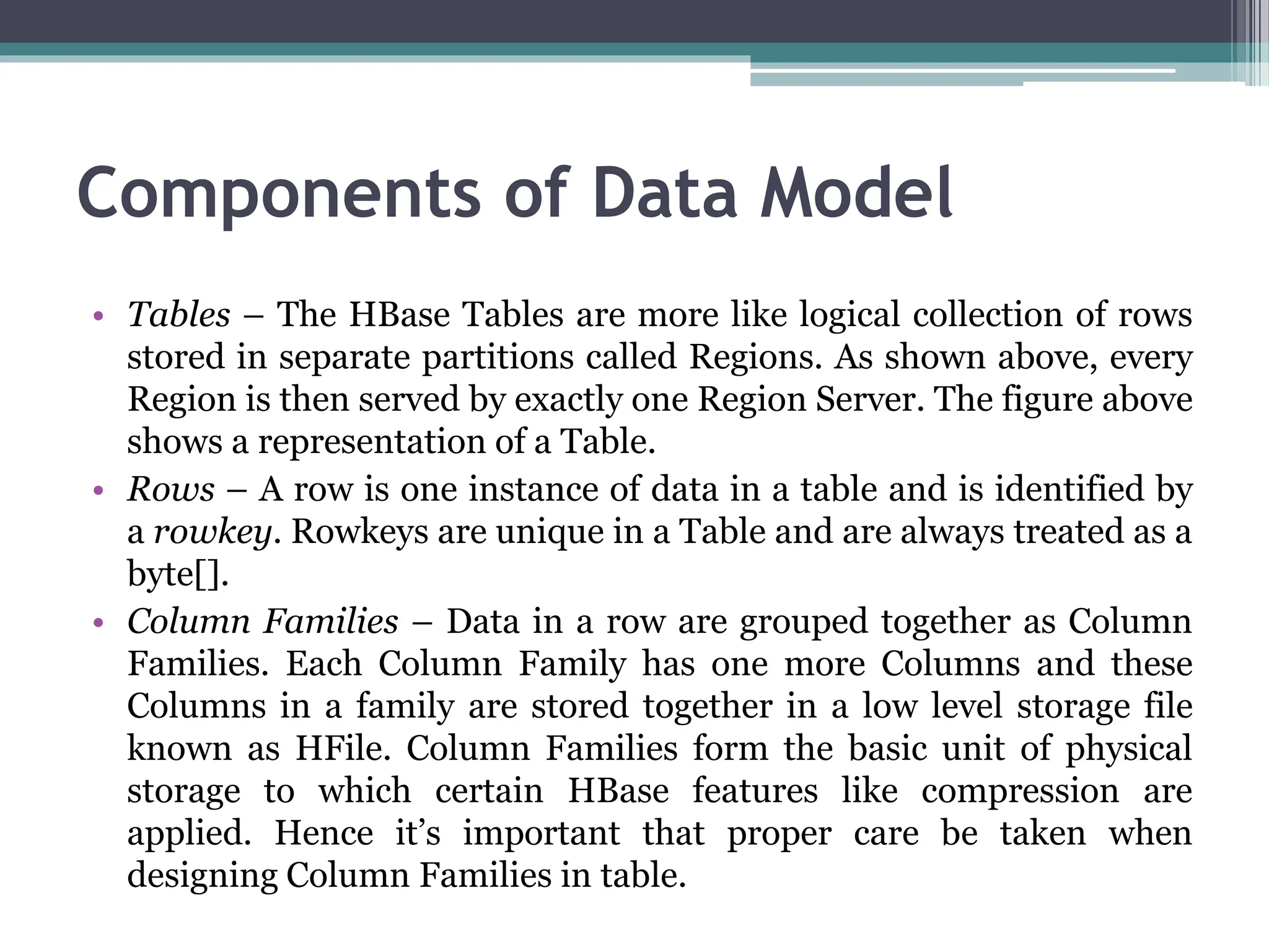 BDA: Introduction to HIVE, PIG and HBASE | PPTX
