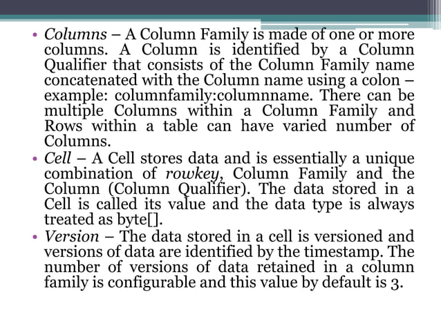 BDA: Introduction to HIVE, PIG and HBASE | PPT