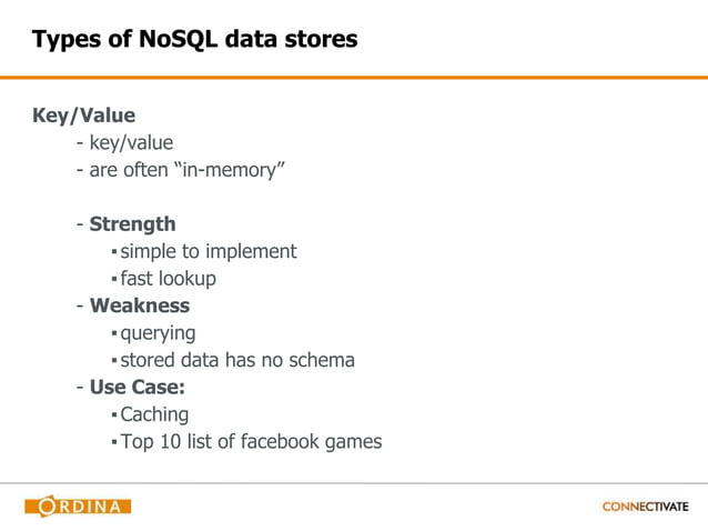 Big data key-value and column stores redis - cassandra | PPT