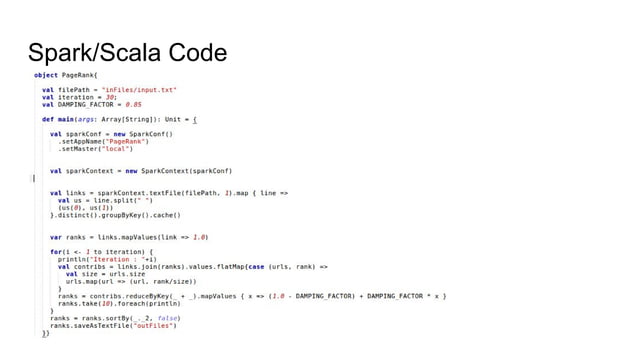 Bigdata Pagerank Algorithm With Scala And Spark Ppt 3913