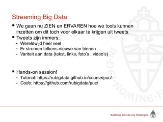 Masterclass Big Data (leerlingen) | PPT