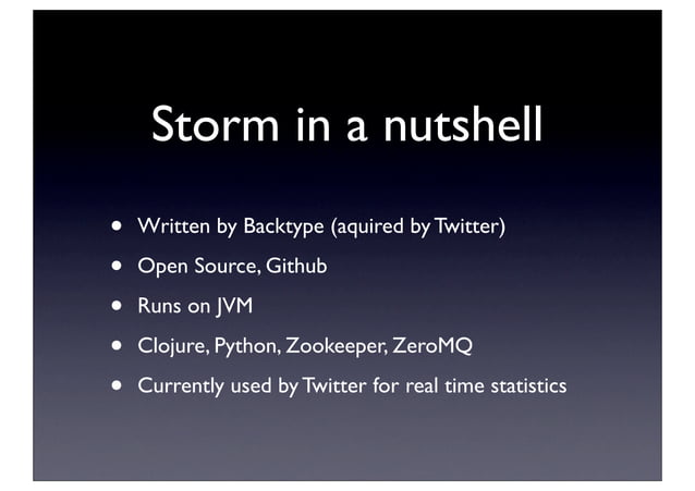 Bigdata roundtable-storm | PPT