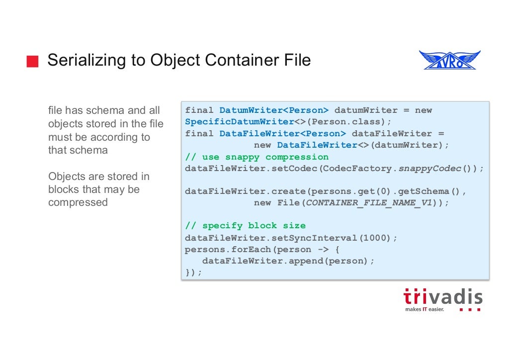 Big Data Serialization With Avro And Protobuf 
