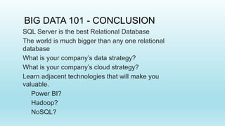Big data 101 | PPT