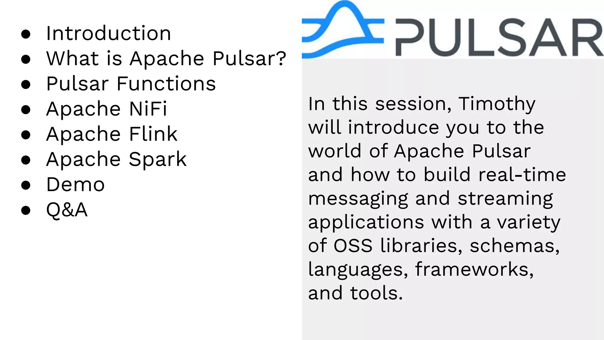 bigdata 2022_ FLiP Into Pulsar Apps | PDF | Cloud Computing | Internet