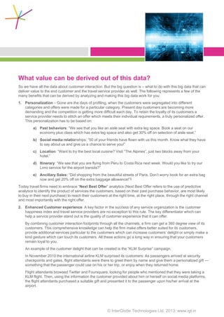 Big data - 360 degree overview for travel industry | PDF