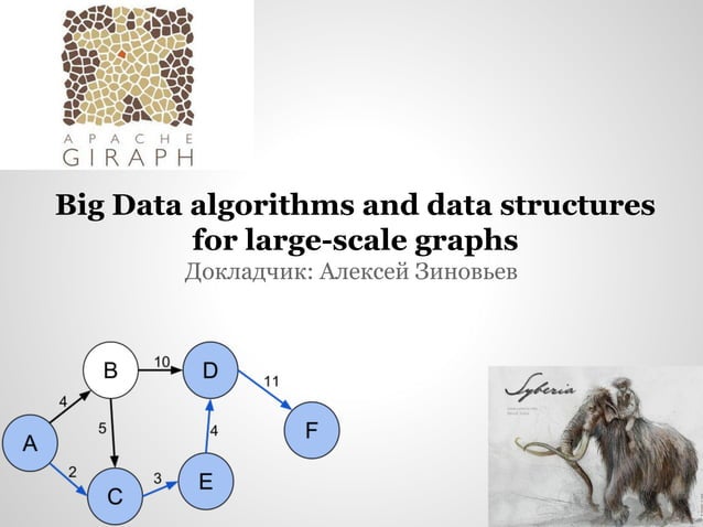 А. Зиновьев "Big data algorithms and data structures for large scale ...