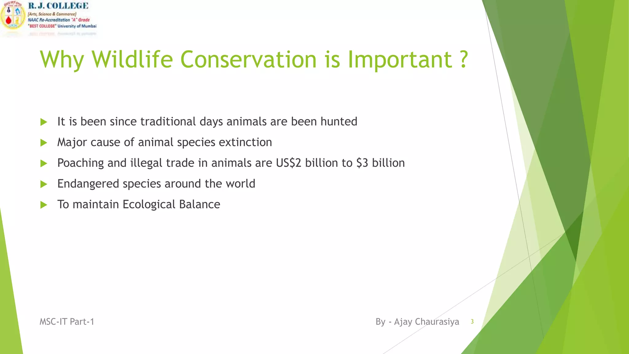 Wildlife Conservation | PPT
