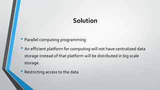 Big data analysis using hadoop cluster | PPTX