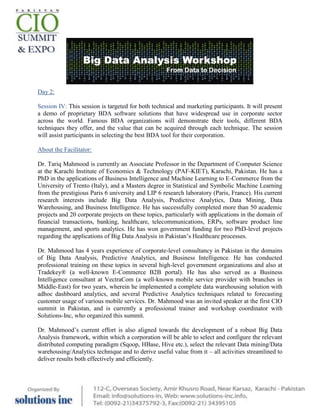 Big data analysis workshop concept paper | PDF
