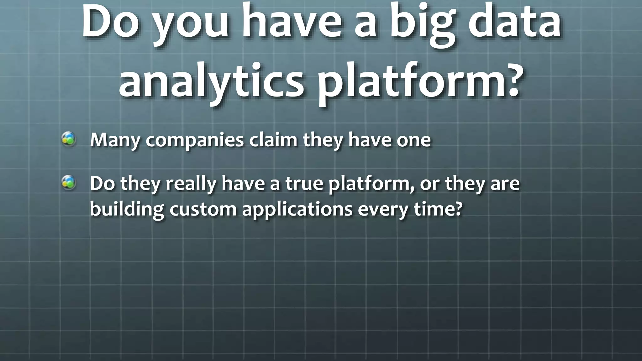 Big data analytic platform | PPT