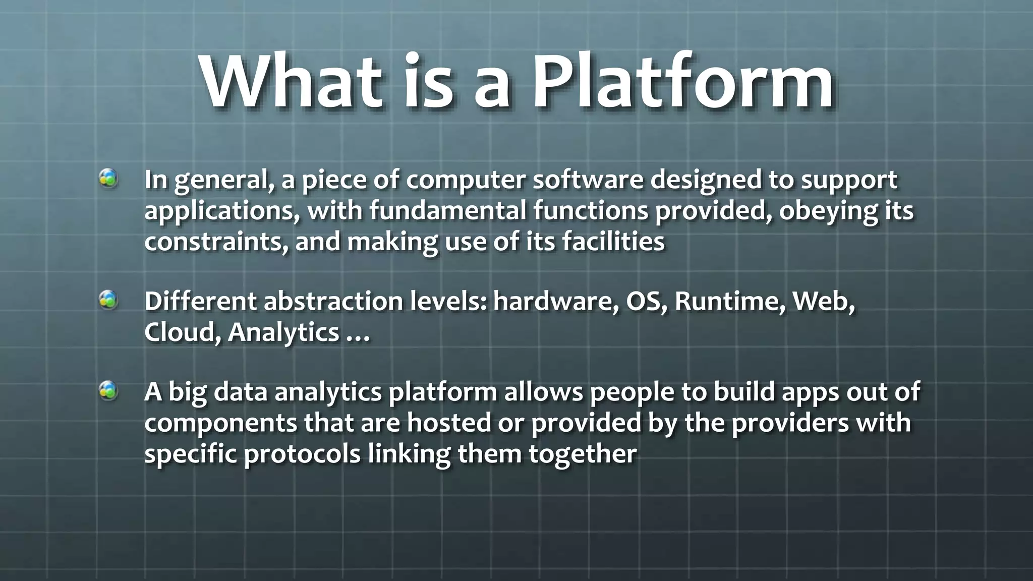 Big data analytic platform | PPT