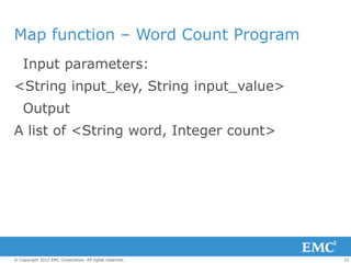 Big Data & Analytics MapReduce/Hadoop – A programmer’s perspective | PPT
