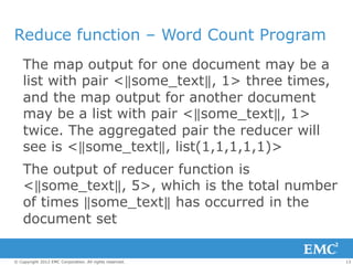 Big Data & Analytics MapReduce/Hadoop – A programmer’s perspective | PPT