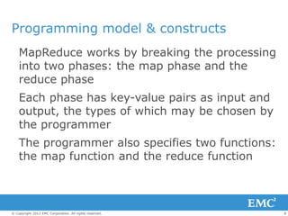 Big Data & Analytics MapReduce/Hadoop – A programmer’s perspective | PPT