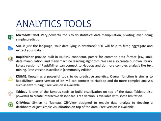 Big Data Analytics | PPTX | Databases | Computer Software and Applications
