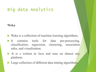 Big data analytics | PPTX | Programming Languages | Computing