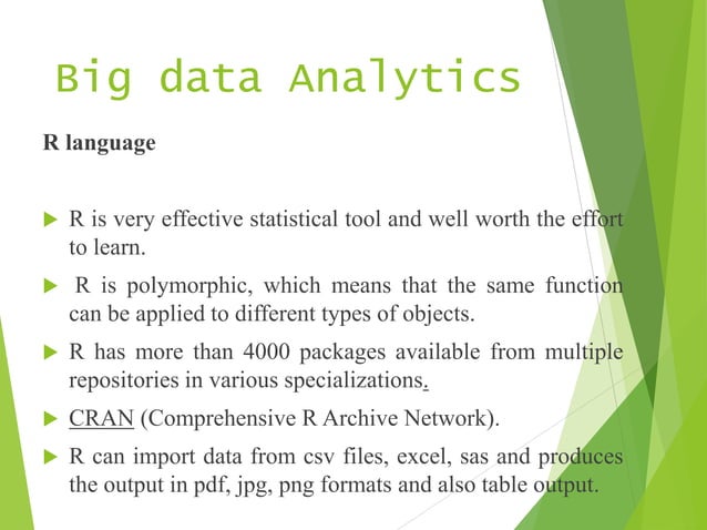 Big data analytics | PPT