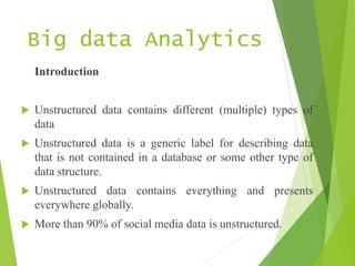 Big data analytics | PPTX | Programming Languages | Computing