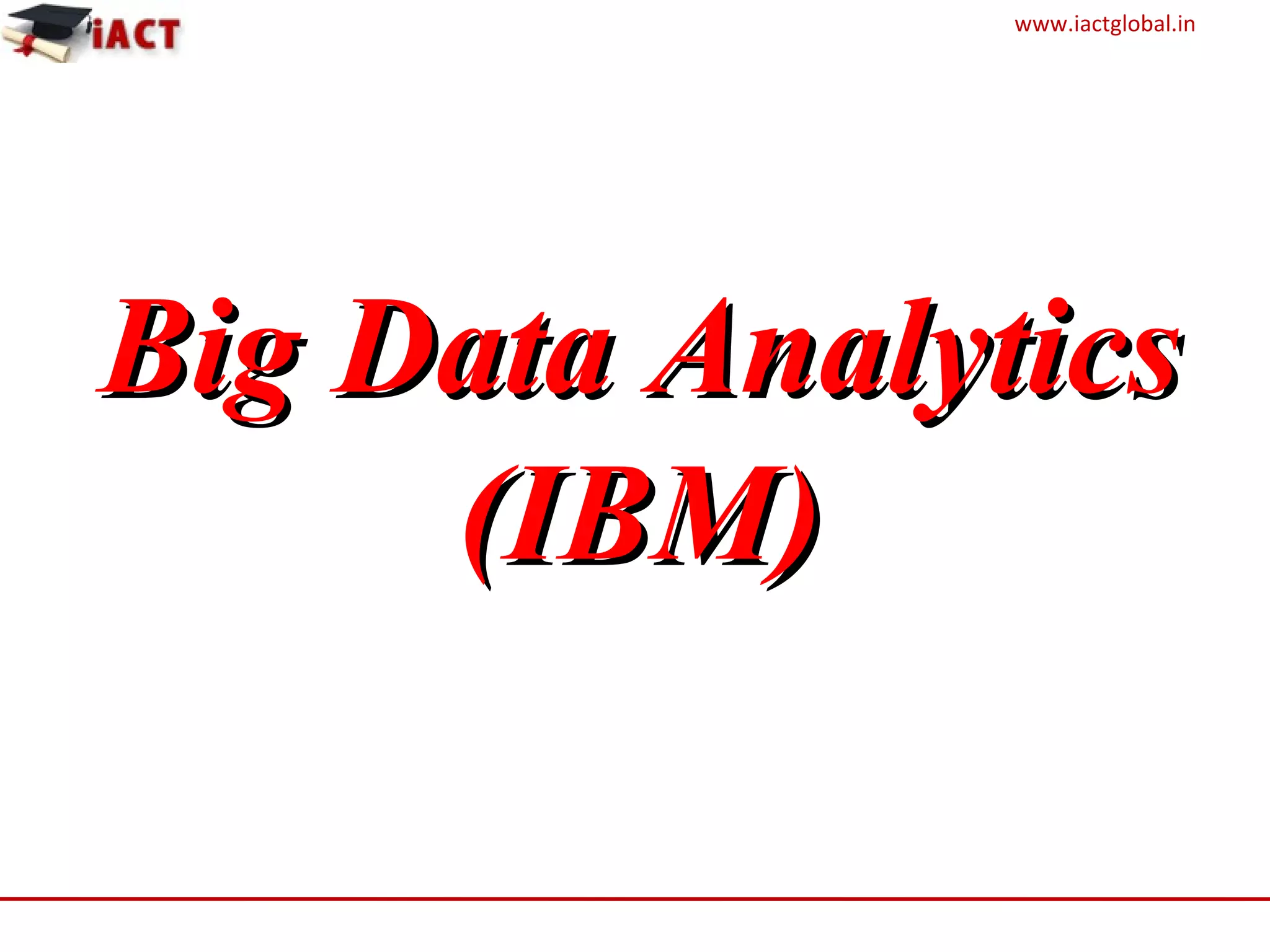Big data analytics | PPT