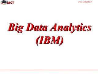 Big data analytics | PPT