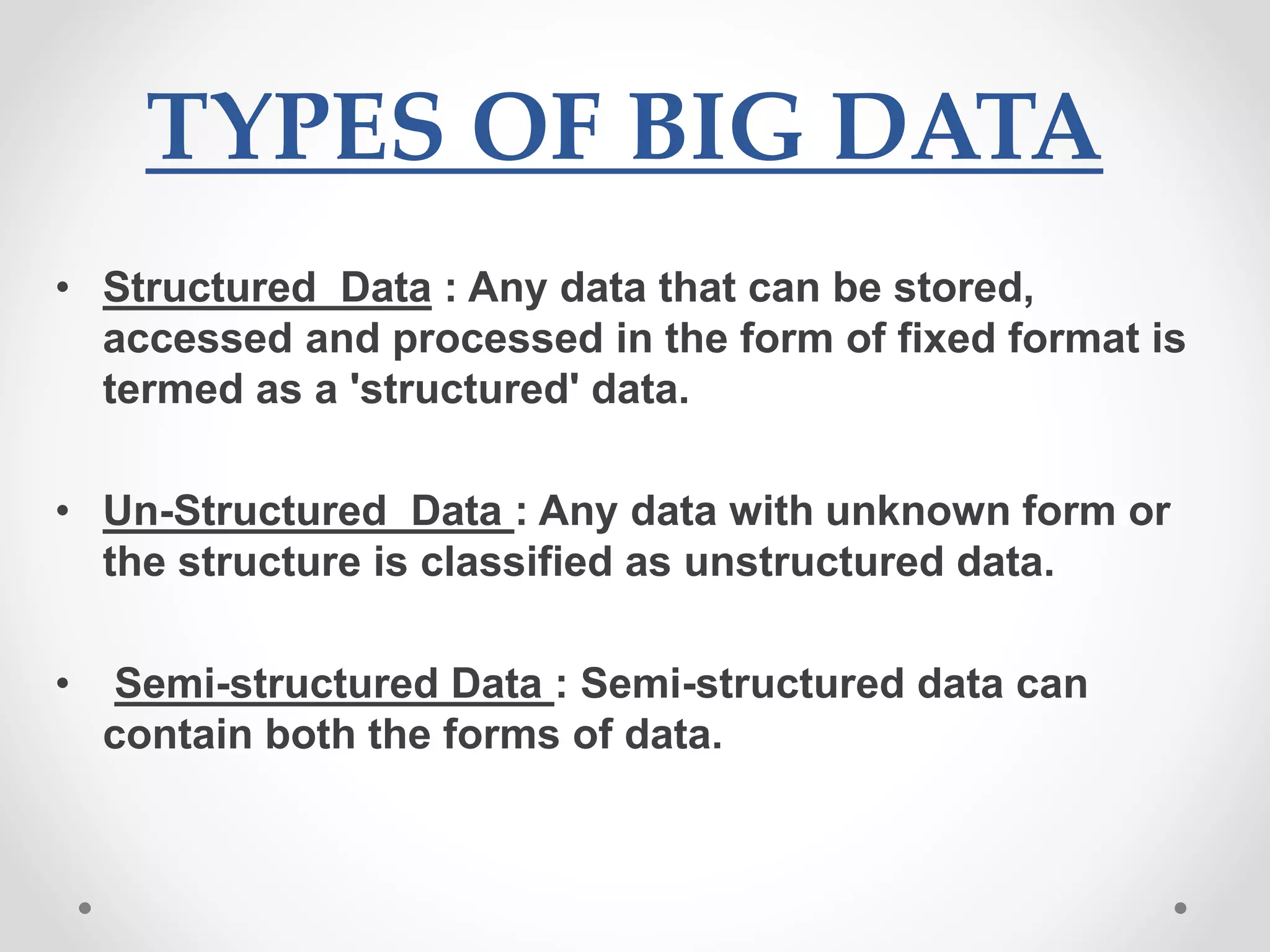 Big data analytics | PPTX | Databases | Computer Software and Applications