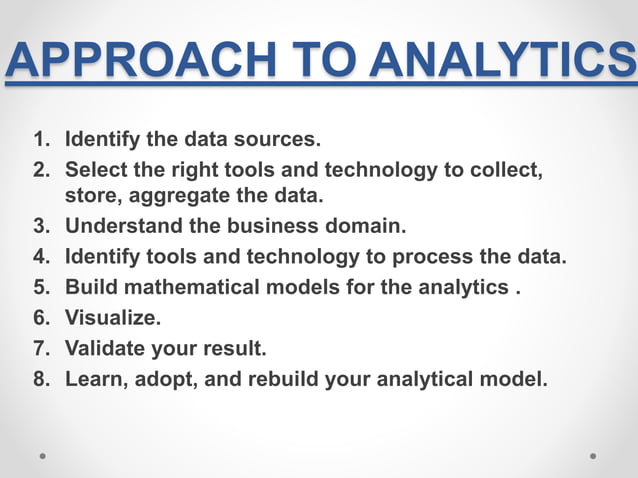 Big data analytics | PPTX | Databases | Computer Software and Applications