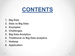 Big data analytics | PPTX | Databases | Computer Software and Applications