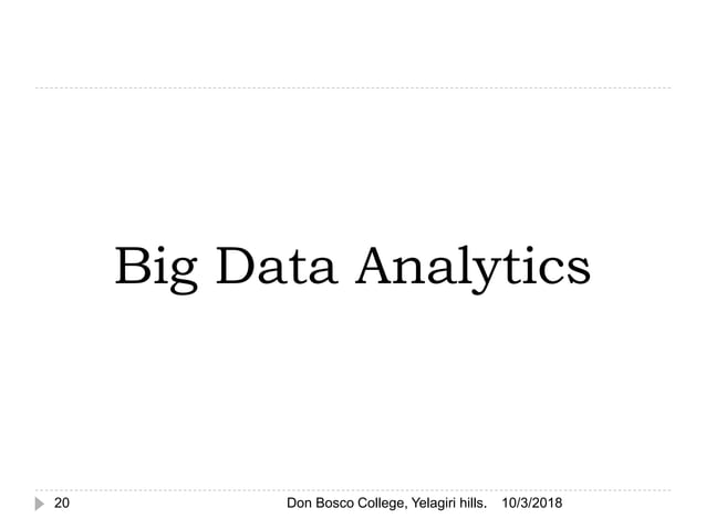 Big Data analytics | PPTX