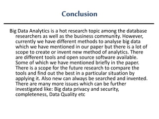 Big data analytics | PPTX