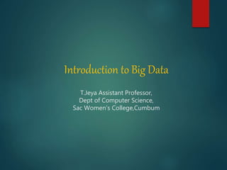 Big data analytics | PPT