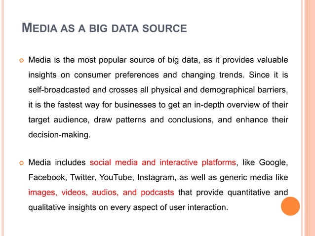 Big Data Analytics | PPTX | Databases | Computer Software and Applications