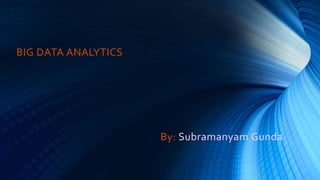 Big data analytics data structure | PPT