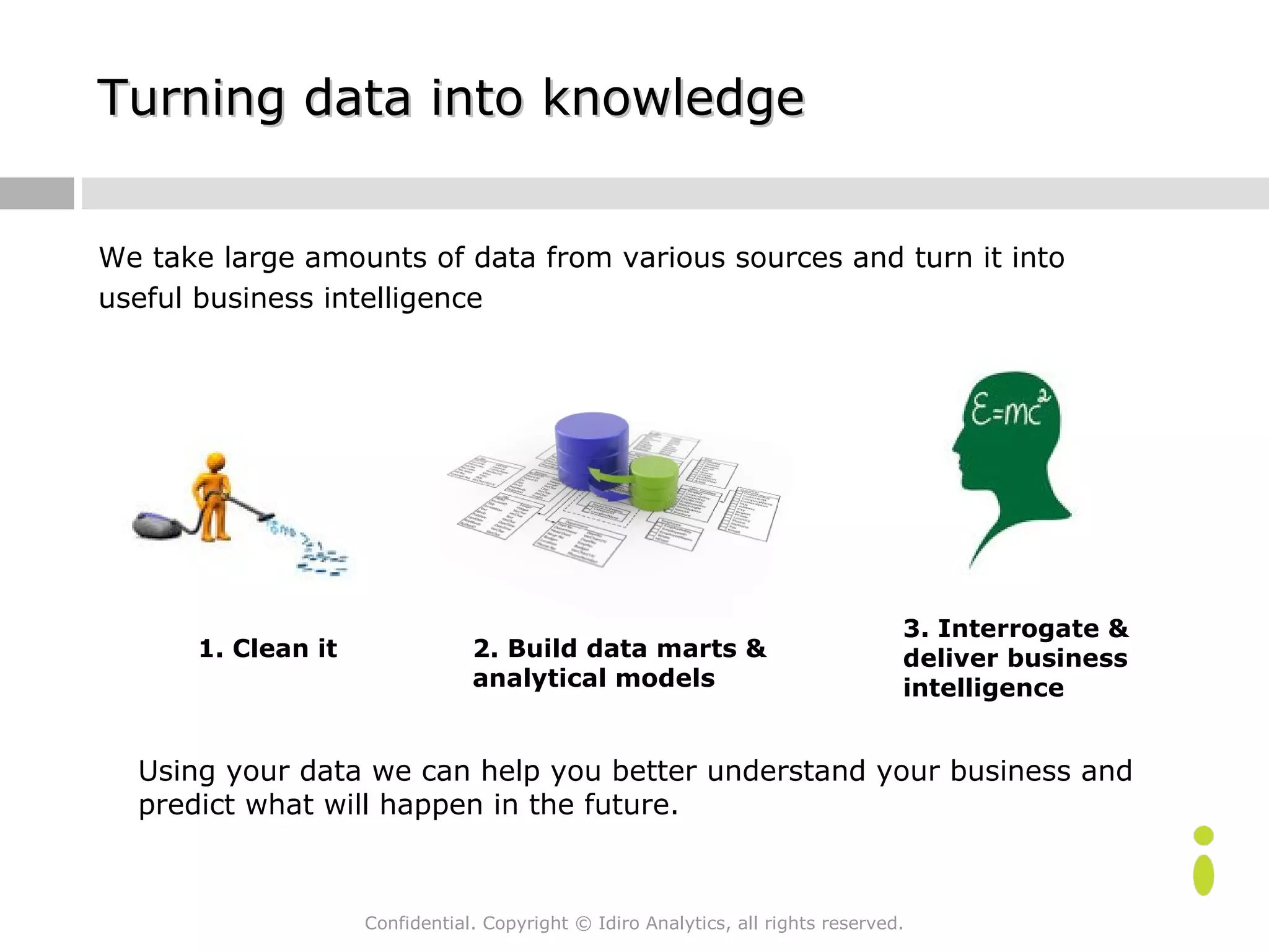 Idiro Analytics - Analytics & Big Data | PPT