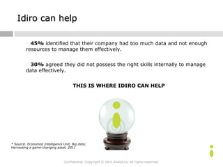 Idiro Analytics - Analytics & Big Data | PPT