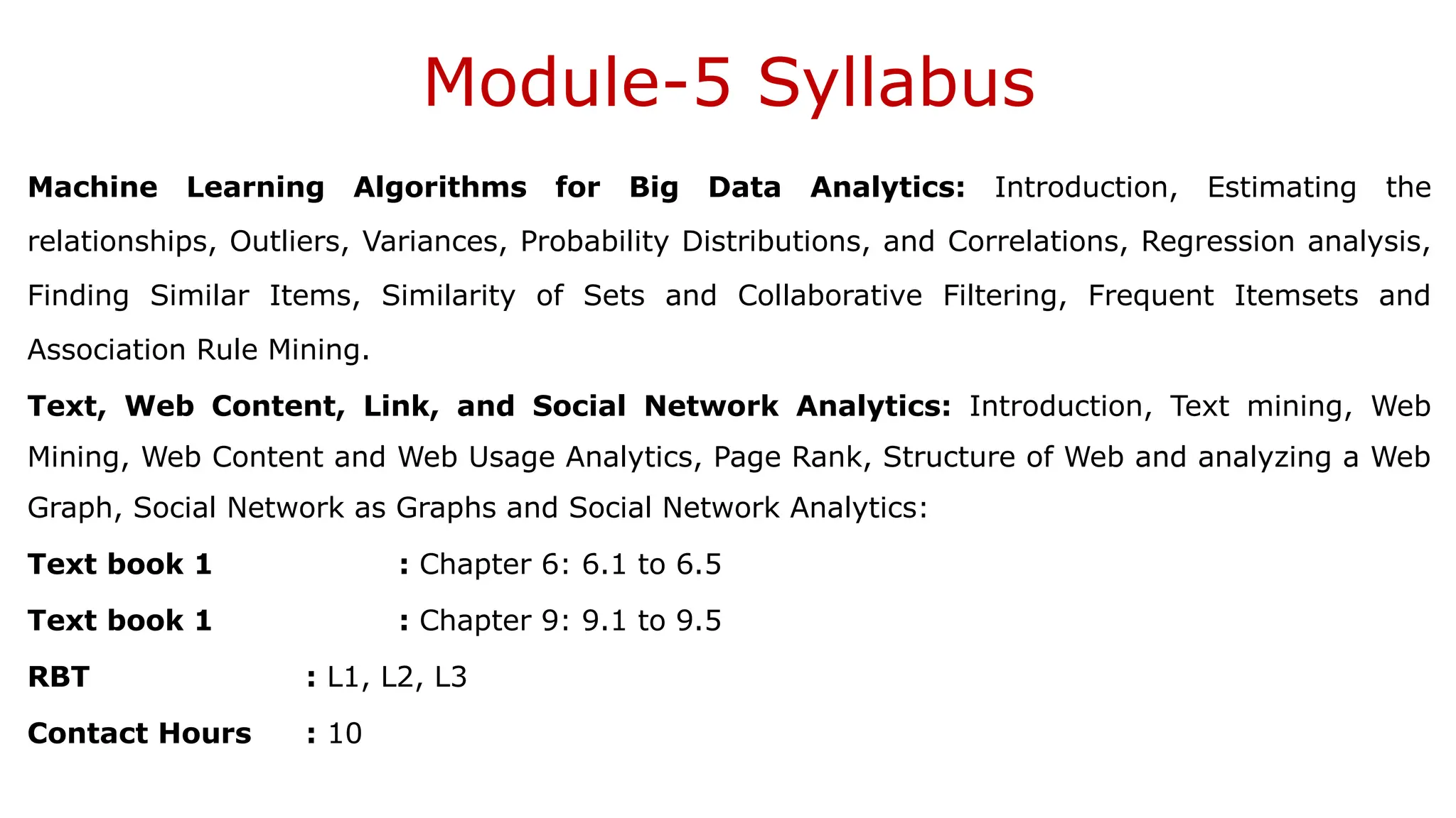 Big Data Analytics-Module-1 for vtu syllabus.pptx | Databases | Computer Software and Applications