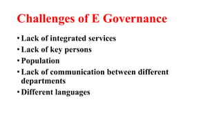 e governance | PPTX